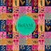 Summer Patchwork Embroidery Seamless Pattern: Fabric Sublimation ...