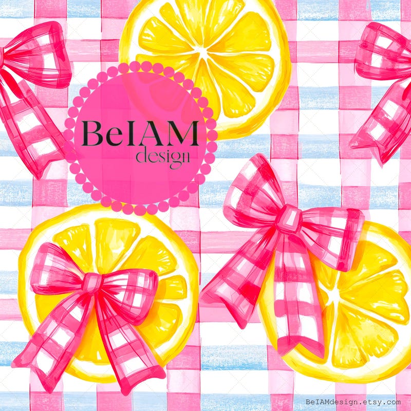 Blue Bows Wallpaper - Etsy
