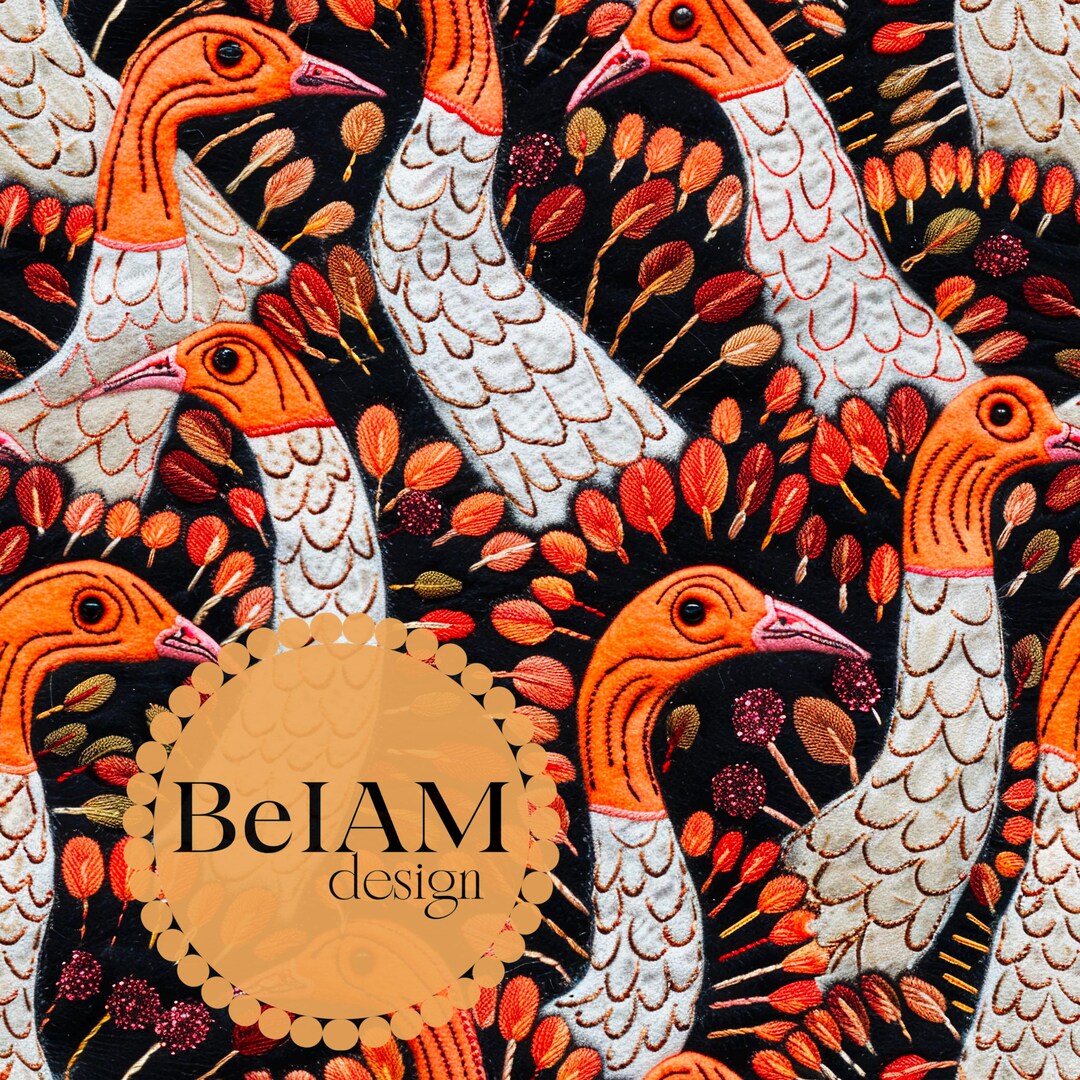 Turkey Seamless Pattern: Thanksgiving Fabric Sublimation Design (digital) - Etsy