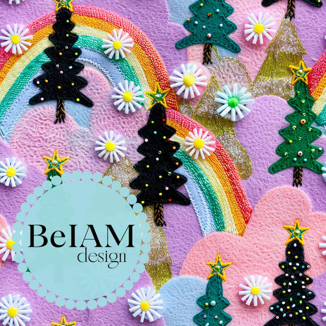 3D Groovy Winter Seamless Pattern Repeating File for Fabric Sublimation ...