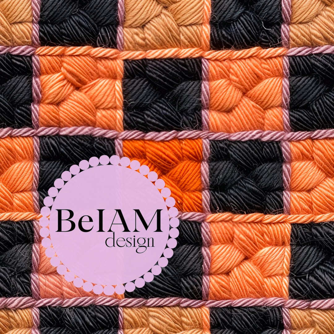 3D Fall Checker Seamless Pattern Repeating File for Fabric Sublimation ...