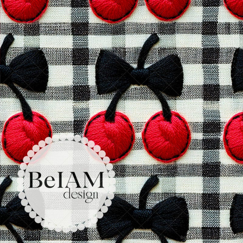Cherry Bow Wallpaper - Etsy