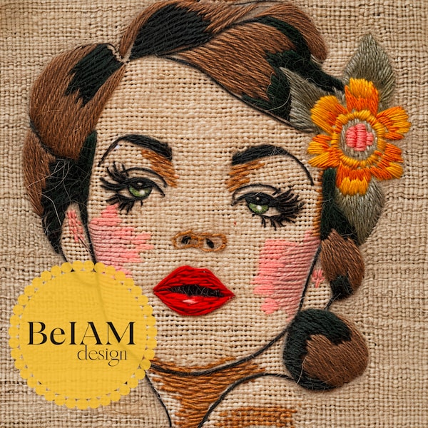 Pinup Girl Fabric - Etsy