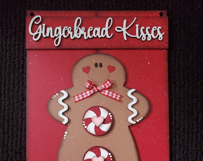 Gingerbread Pallet Sign, DIY Kit or Hand-painted, Gingerbread Sign ...