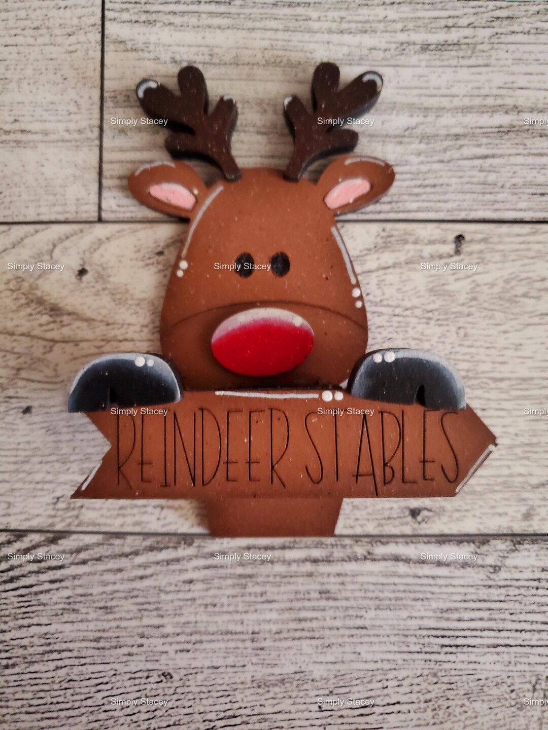 Christmas Mug Huggers, DIY Kit or Hand-painted, Gingerbread, Reindeer ...