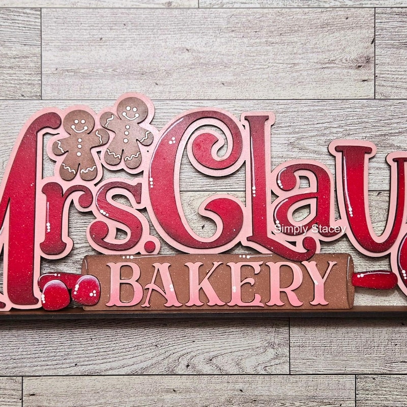Mrs Claus Bakery Sign - Etsy
