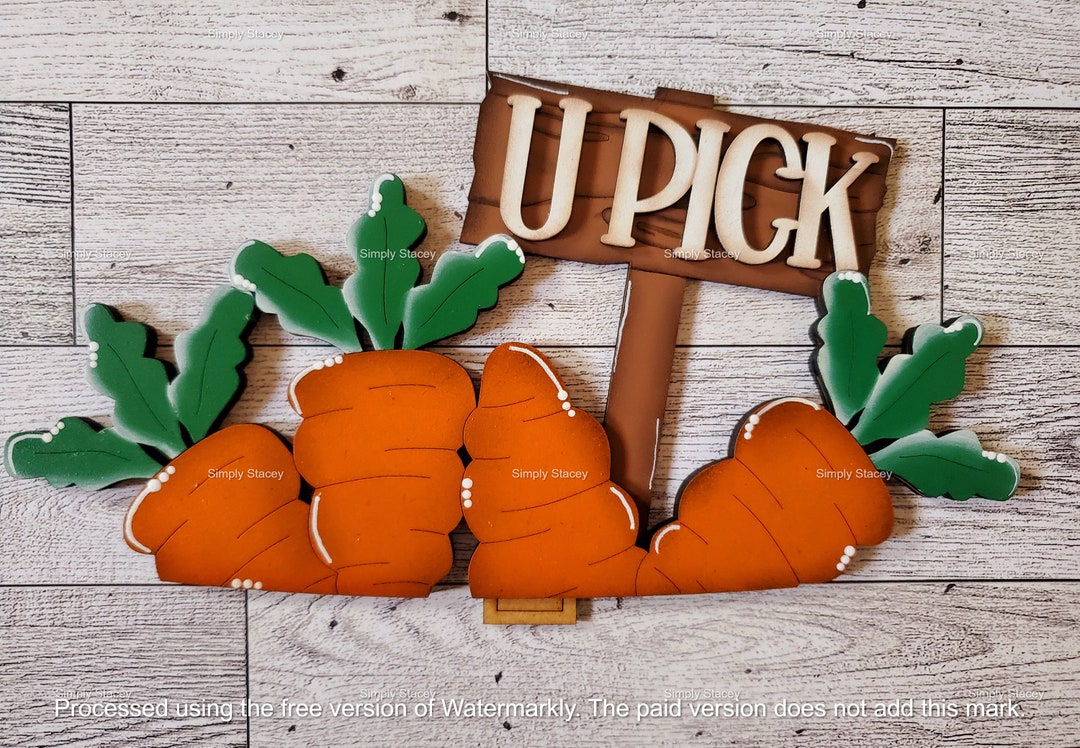 Easter Carrots Interchangeable Basket Insert, DIY Kit or Hand-painted ...