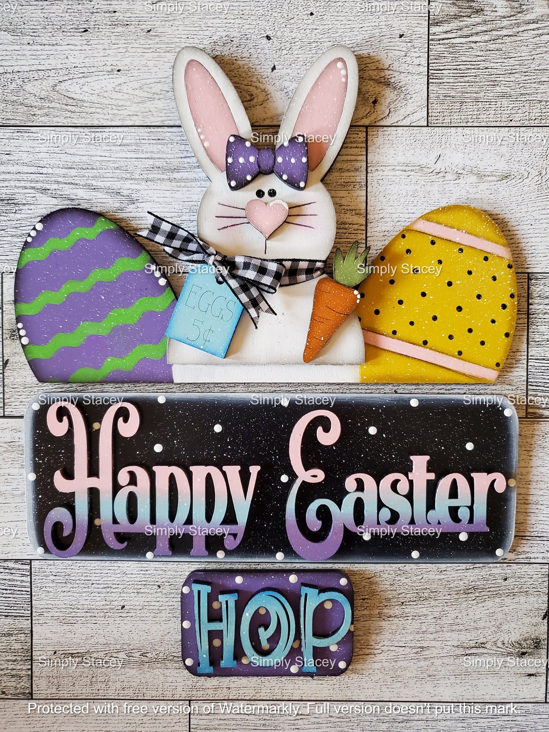 Easter Interchangeable Truck Insert, DIY Kit, or Hand-painted, Easter Craft Kit, Interchangeable ...