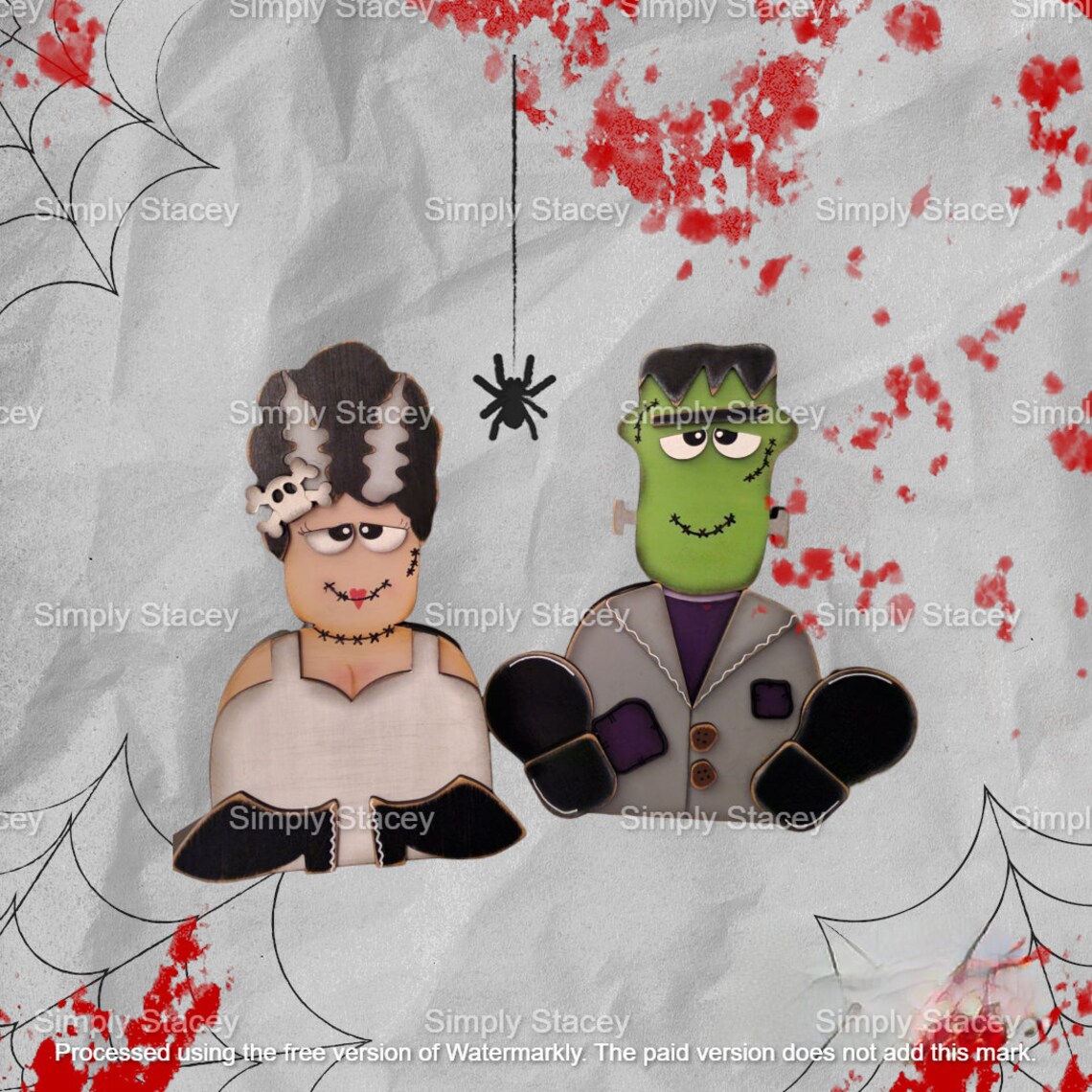 Frankenstein Primitive Shelf Sitter, DIY Kit, or Hand-painted ...