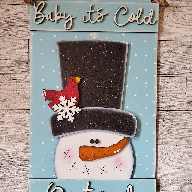 Pallet Snowman - Etsy