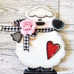 Easter Lamb Shelf Sitters, DIY Kit or Hand-painted, Easter Sheep Shelf ...