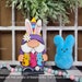 Easter Peep Gnome, DIY Kit or Hand-painted, Easter Shelf Sitter, Tiered ...