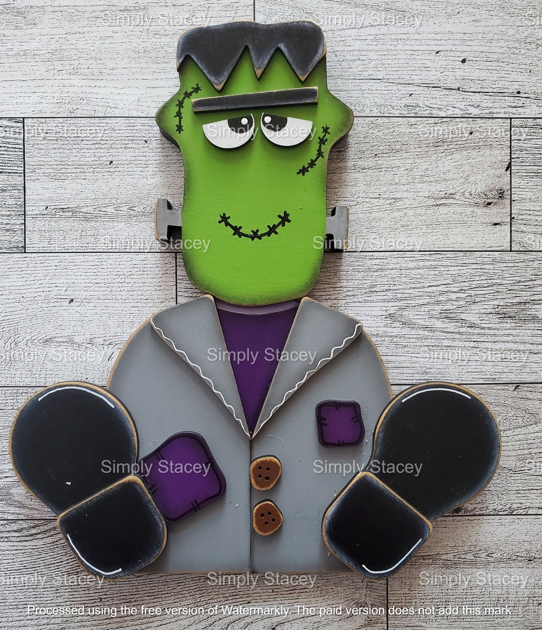 Frankenstein Primitive Shelf Sitter, DIY Kit, or Hand-painted ...