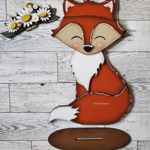 Fox Animal Hats Interchangeable Shelf Sitter DIY Kit or Painted ...