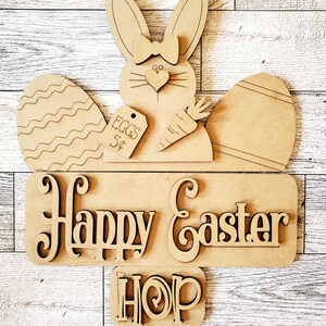 Easter Interchangeable Truck Insert, DIY Kit, or Hand-painted, Easter Craft Kit, Interchangeable ...