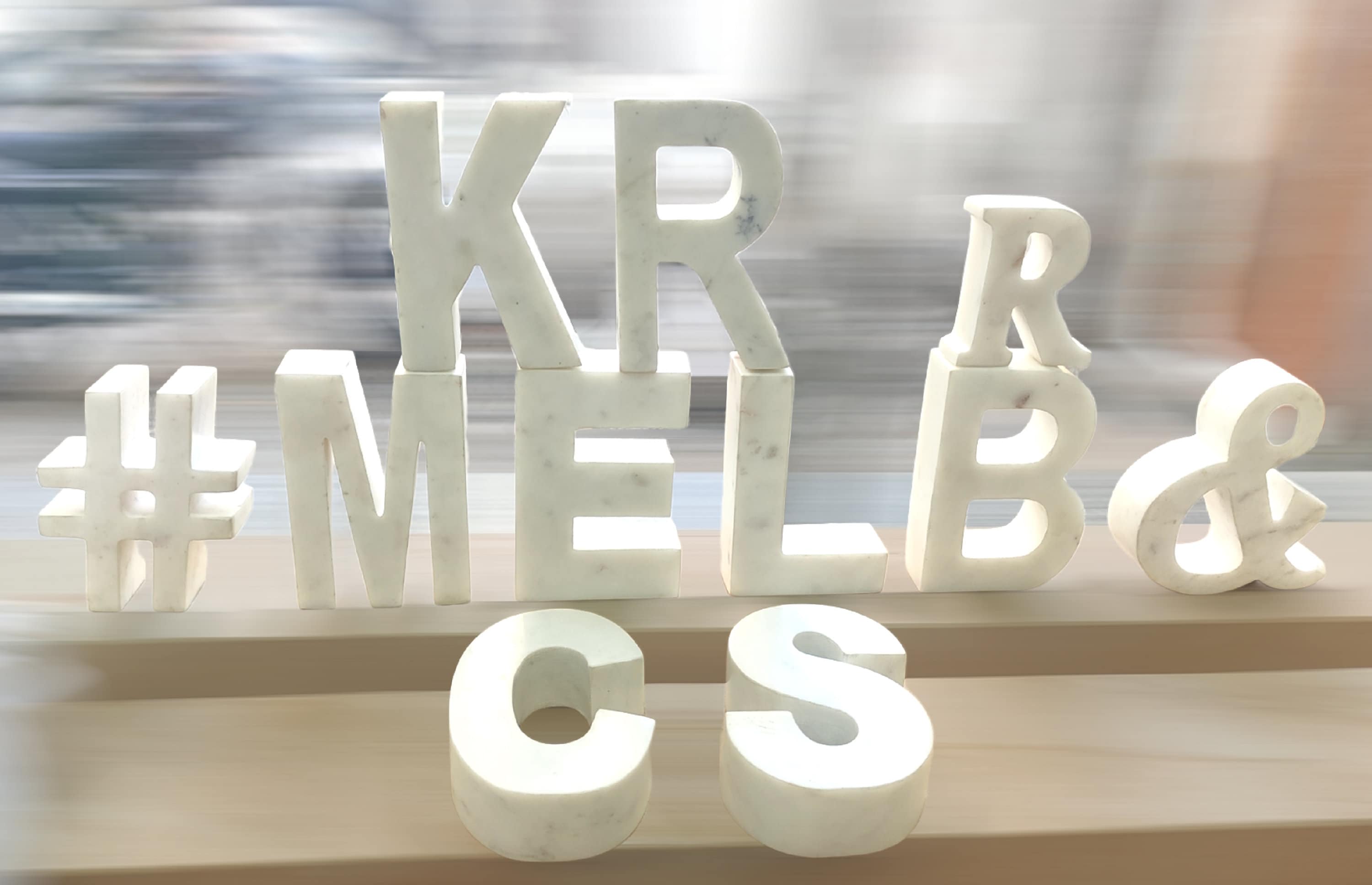 Personalised Letters, Marble Letters, White Marble Wall Letter, Marble ...