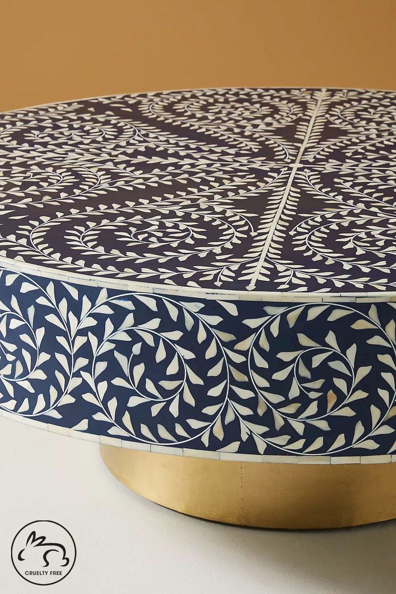 Handmade Bone Inlay Coffee Table Camel Bone Inlay Table Bone - Etsy