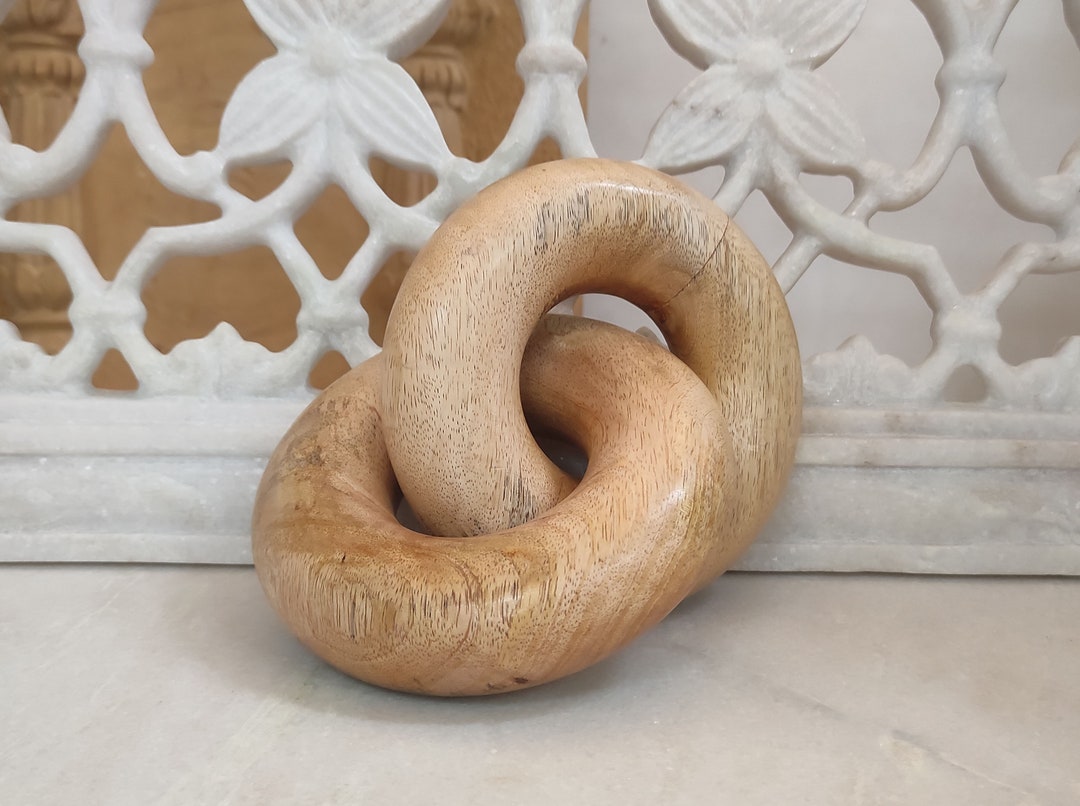 Wood Link Chain Sculpture| Link Chain Decor |wood Knot |wood Link Home ...