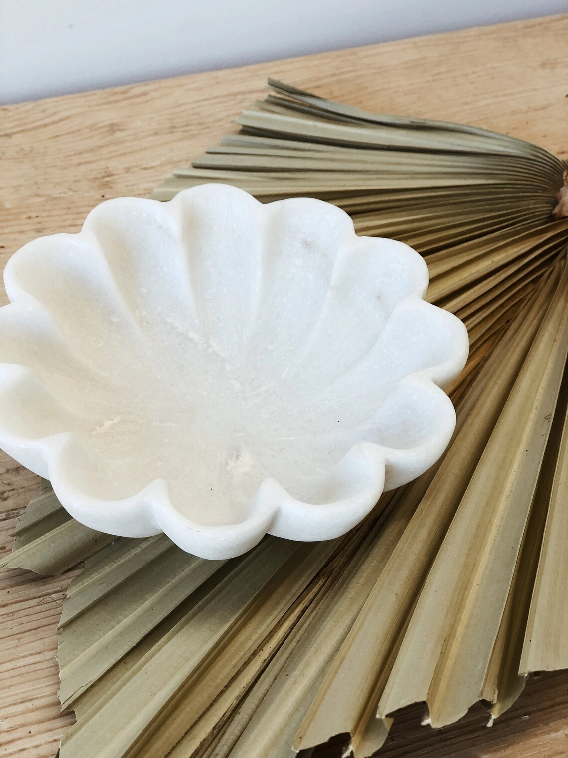 Handcrafted Marble Decorative Bowl Ripple Marble Bowl White | Etsy