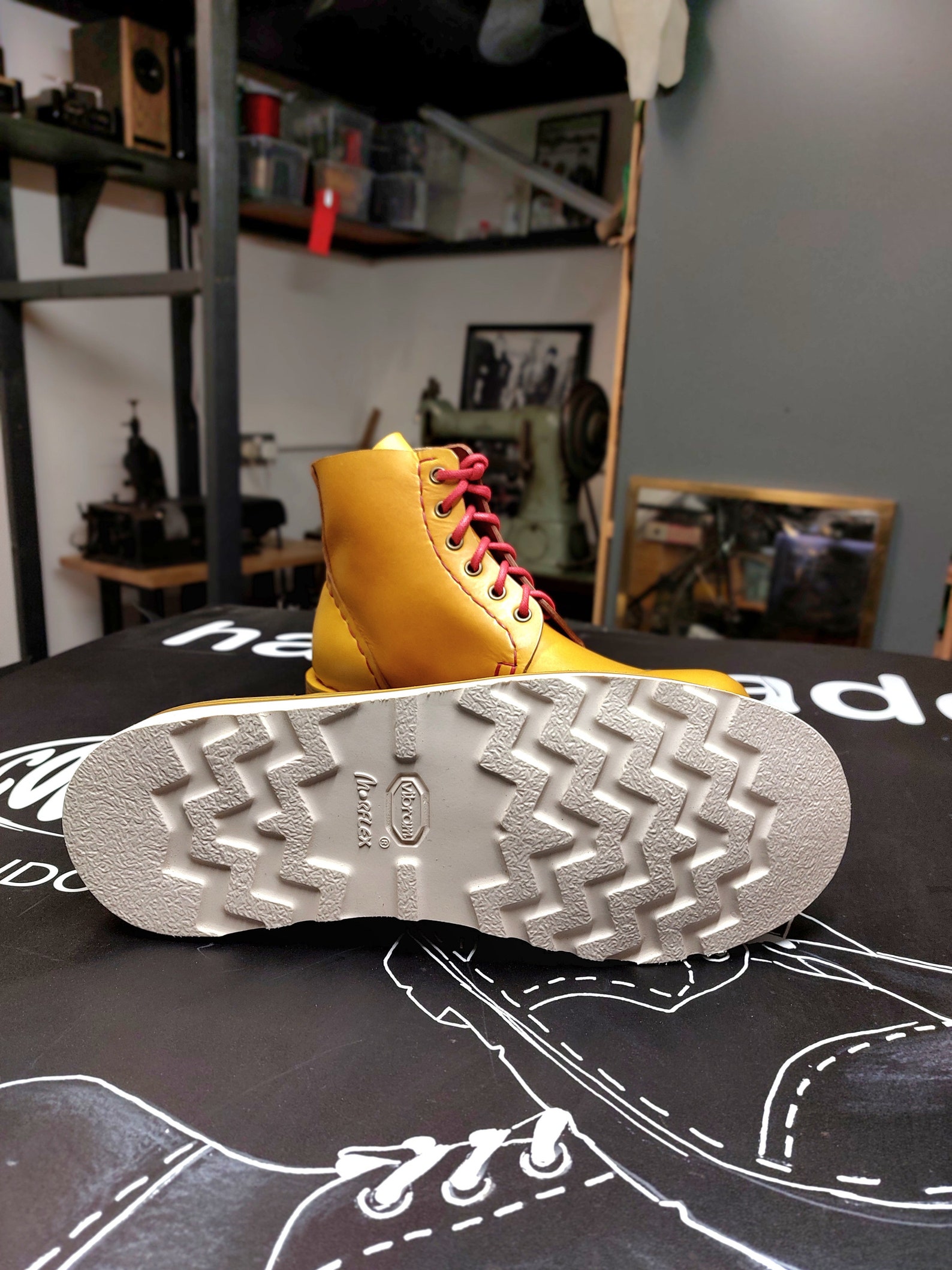 Handmade Cockney Casual Boots. Yellow Mustard Genuine Soft and Confty ...