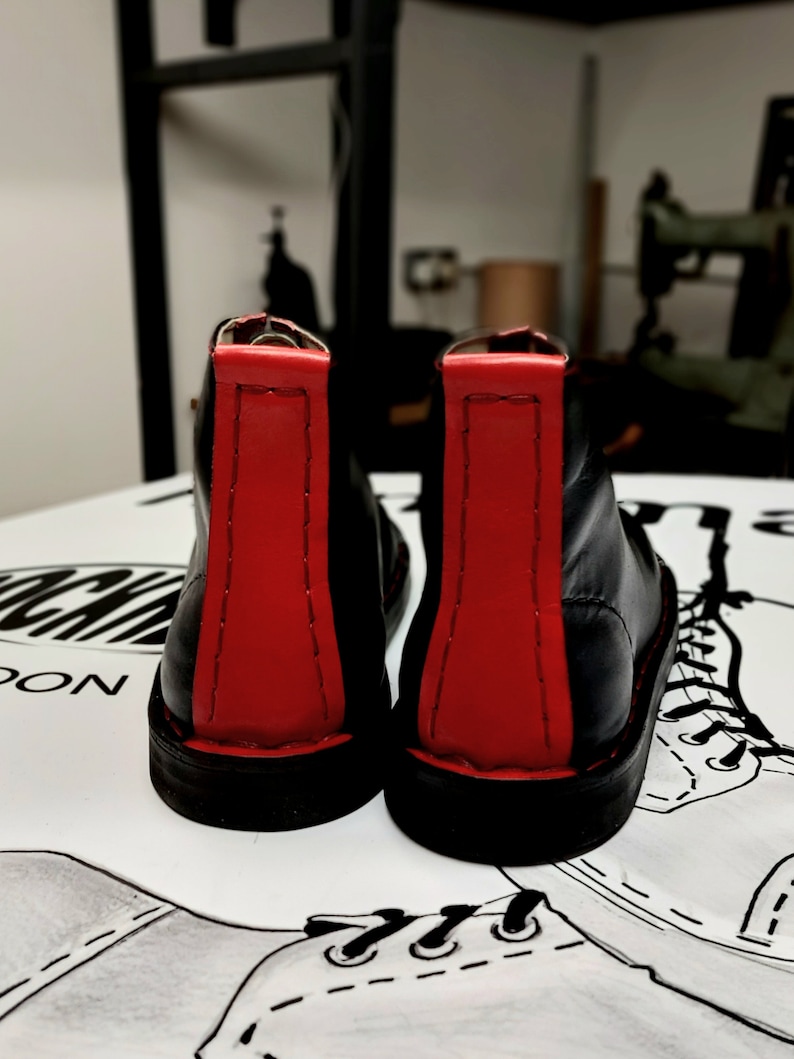 Handmade Cockney Monkey Boots, 'step' Lace-to-toe, Roofer Boots ...