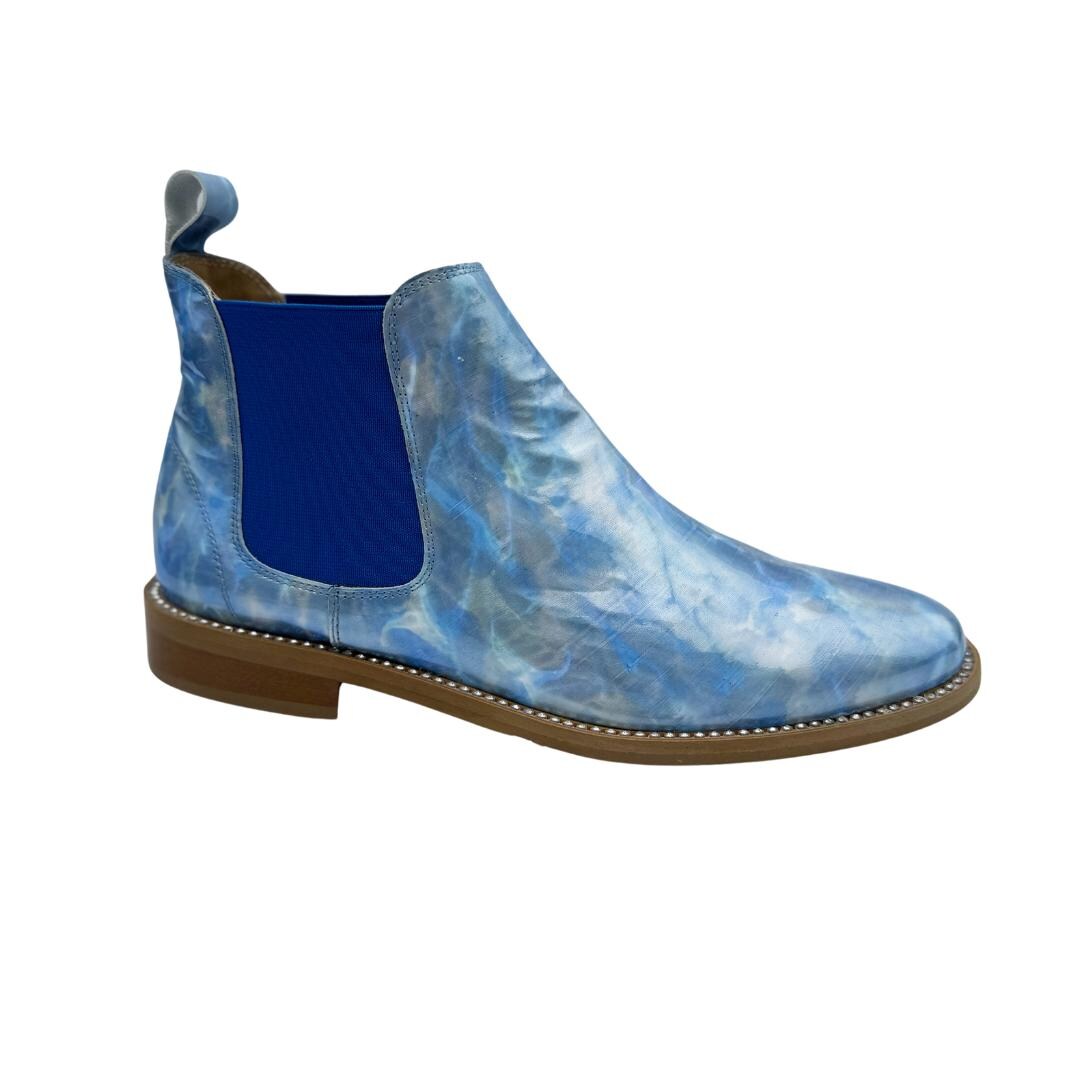 Bliss Blue Chelsea Boot SAMPLE - Etsy UK