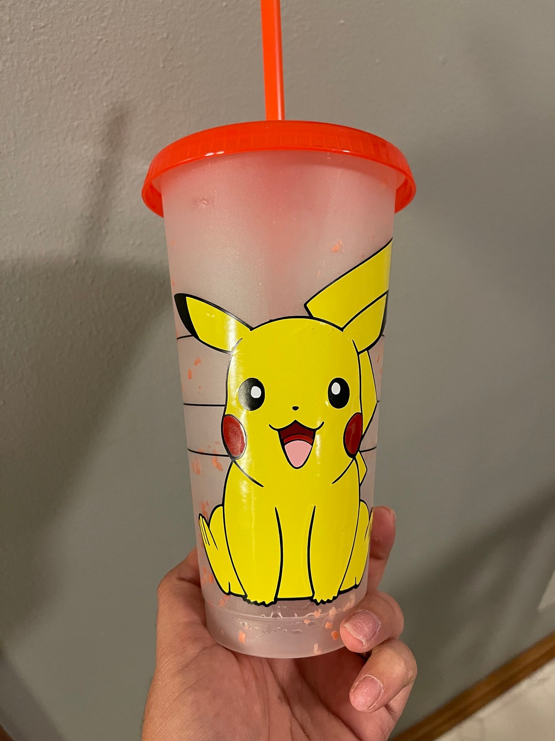 Pikachu Color Changing Confetti Cup - Etsy