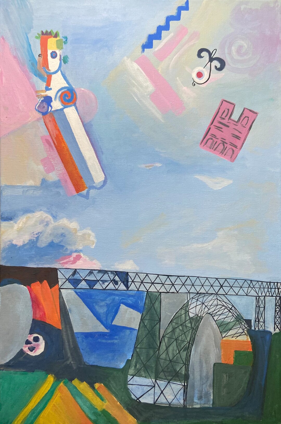 Three Symbols 1930 by Eileen Agar Reproduction, 40x60 on Canvas ...