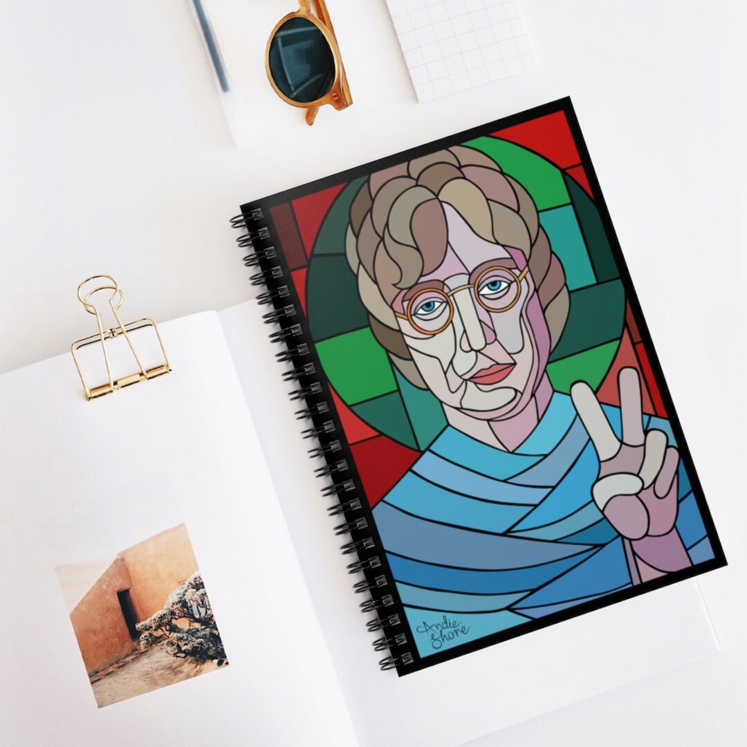 John Lennon Notebook - Beatles Journal - Notepad - Etsy