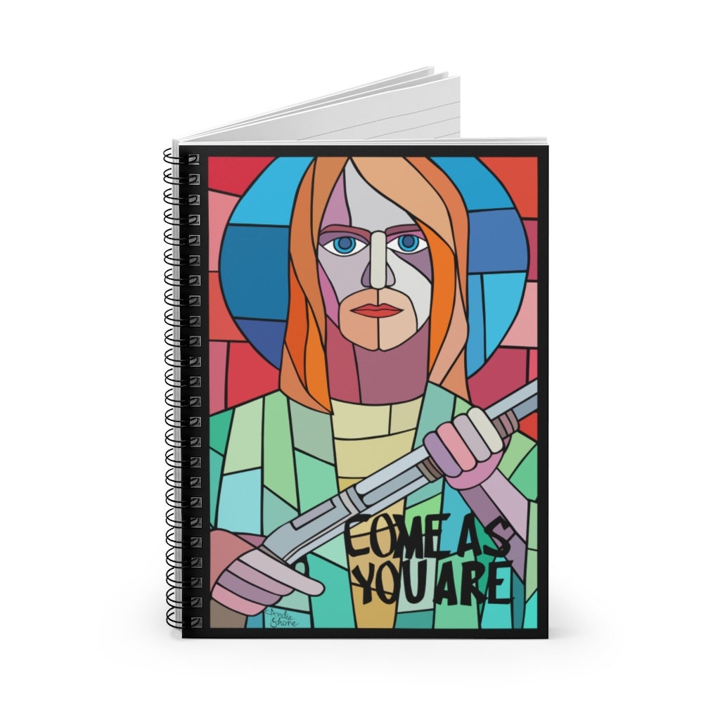 Kurt Cobain Notebook Nirvana Journal Notepad - Etsy