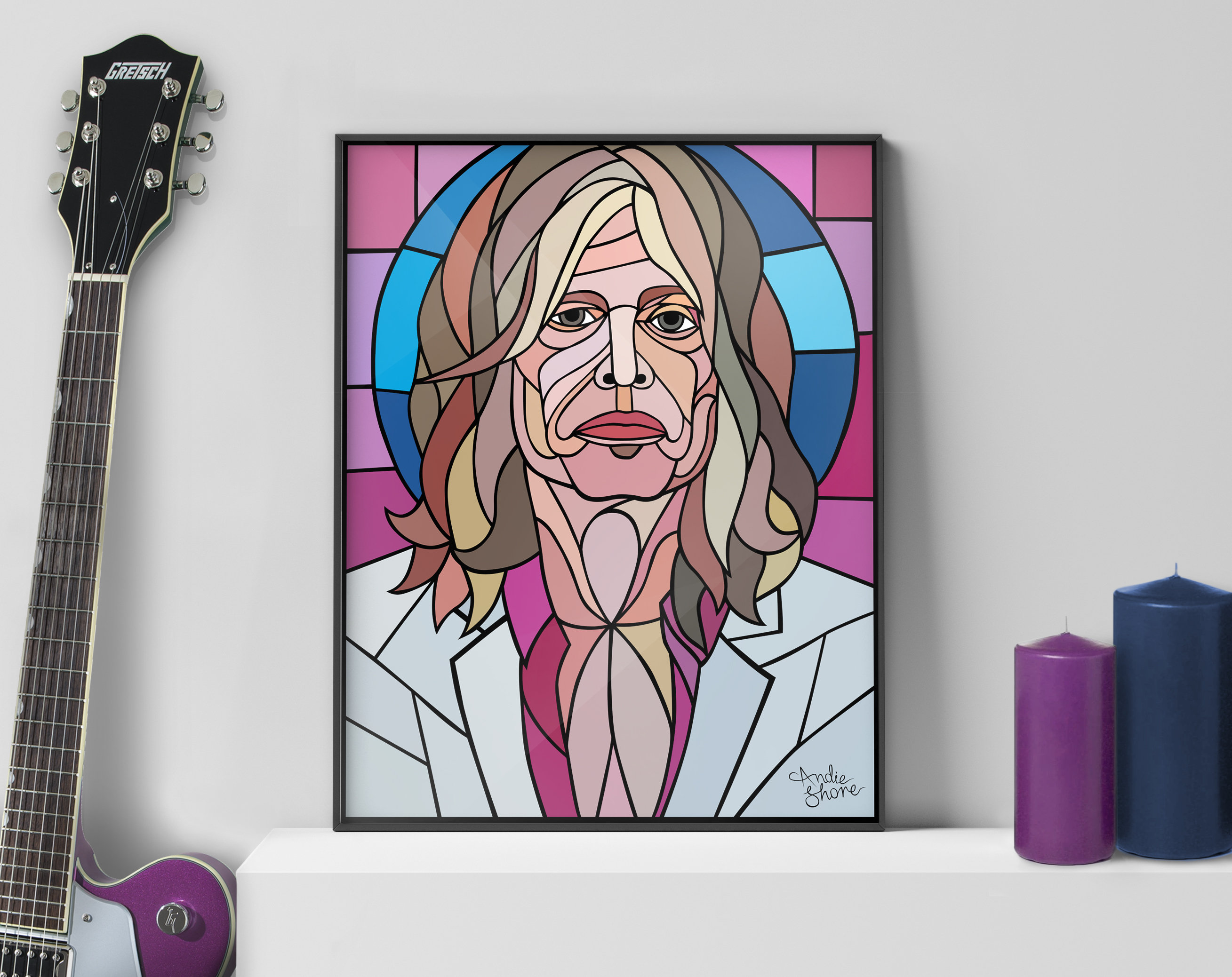 Steven Tyler Print | Aerosmith Poster | Aerosmith Gift - Etsy