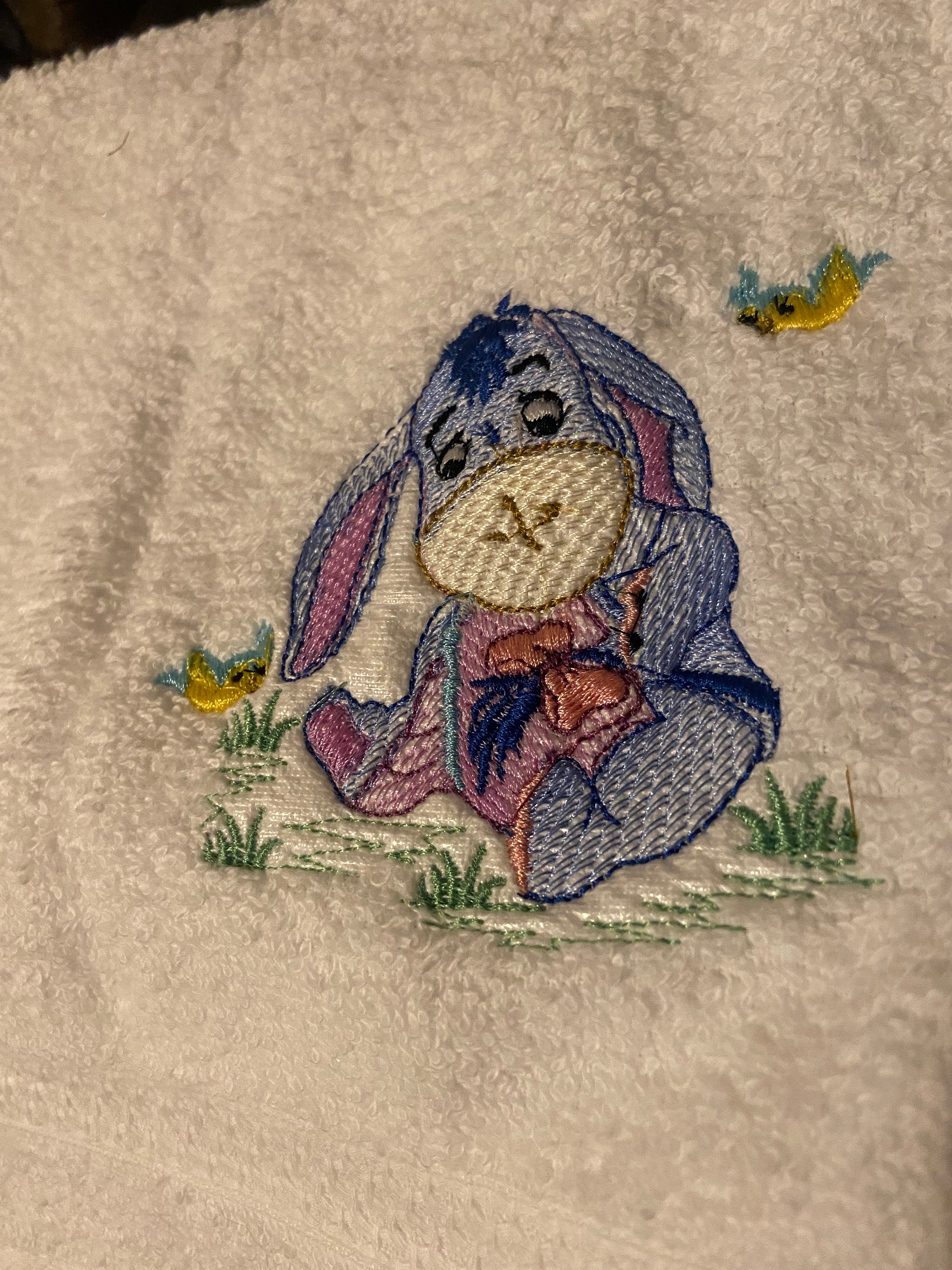 Eeyore Donkey Towel in Winny the Pooh / White Sponge - Etsy