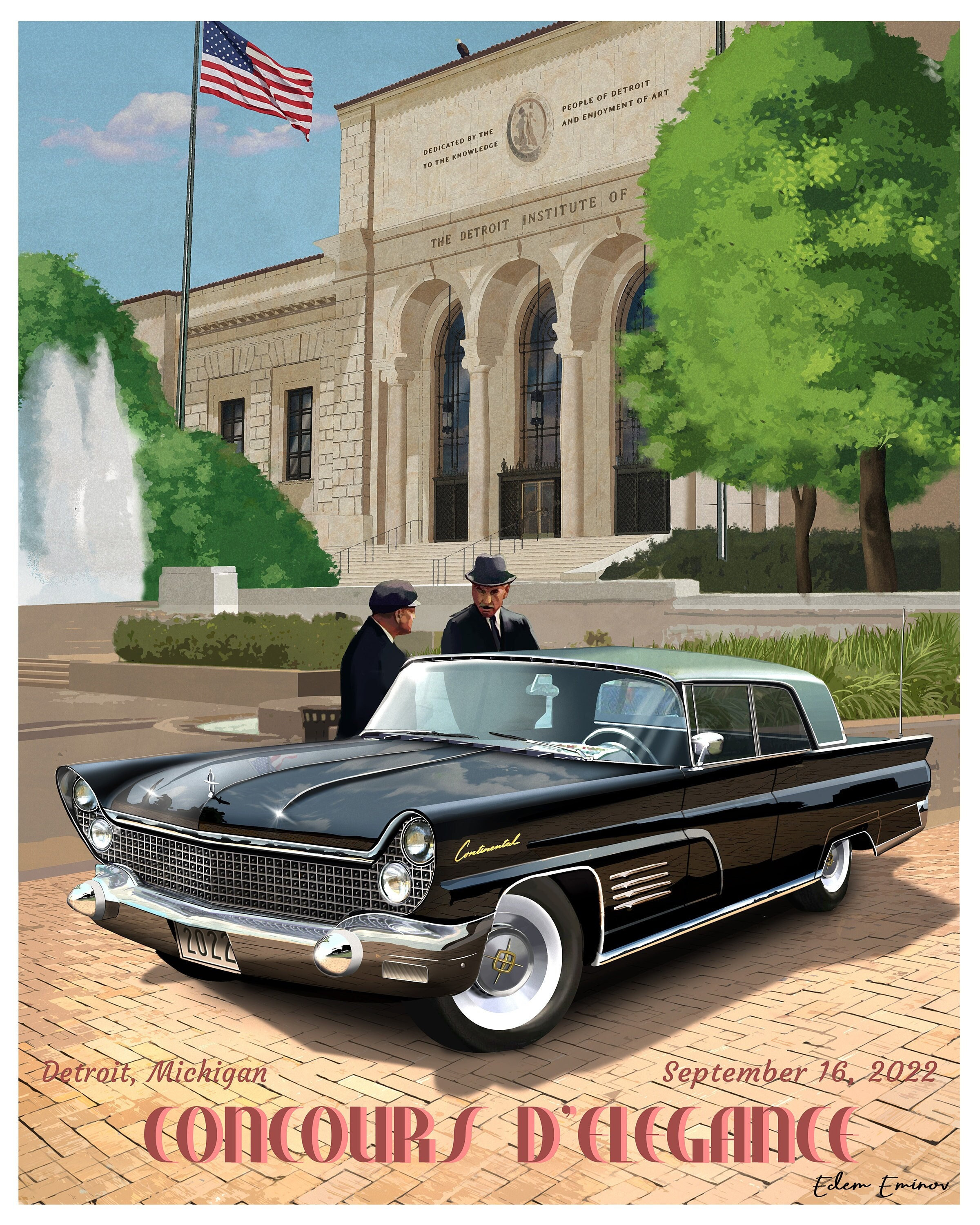 2022 Concours D'elegance Poster - Etsy