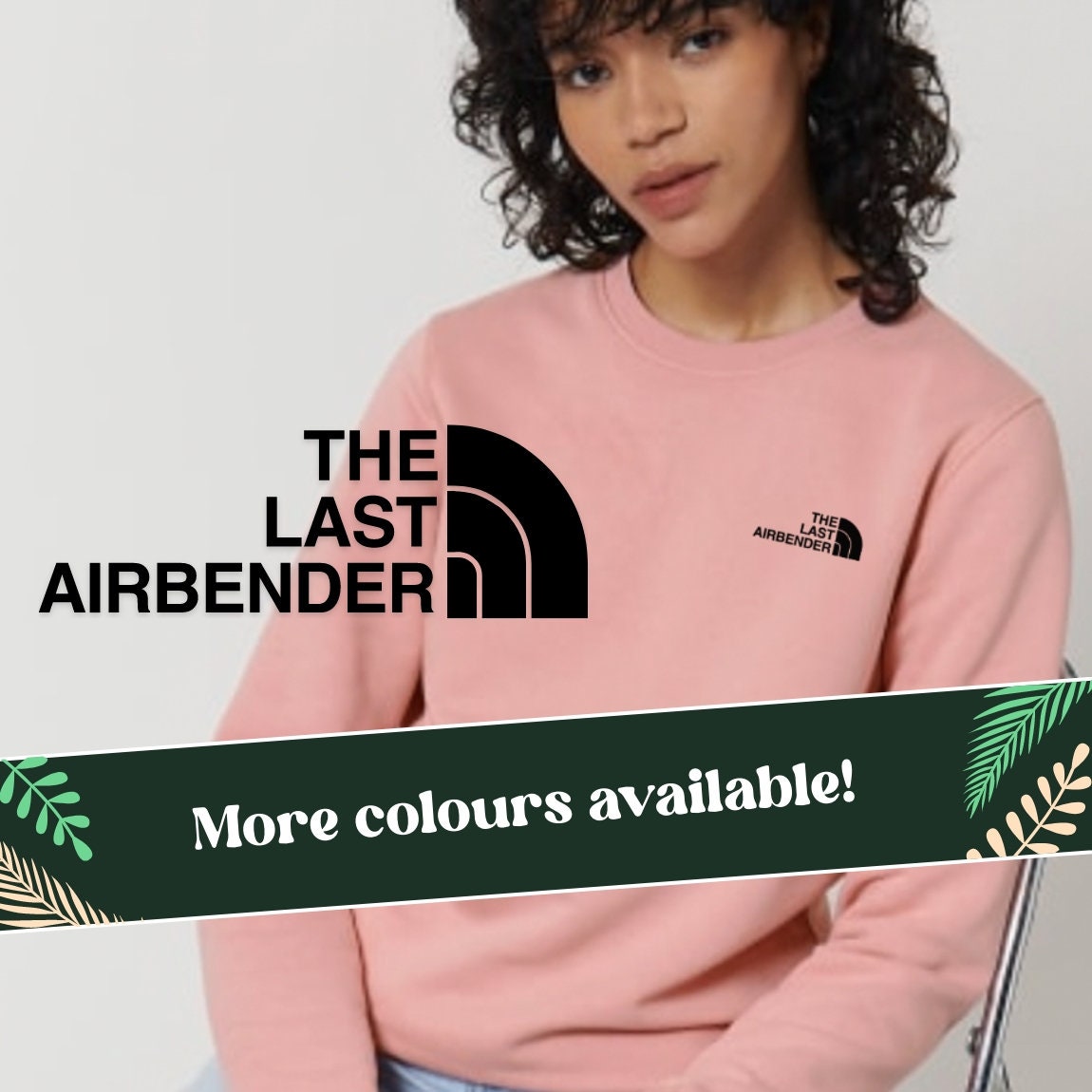 Sweater Avatar Last Airbender ATLA Fan-made Embroidered Sustainable 100 ...