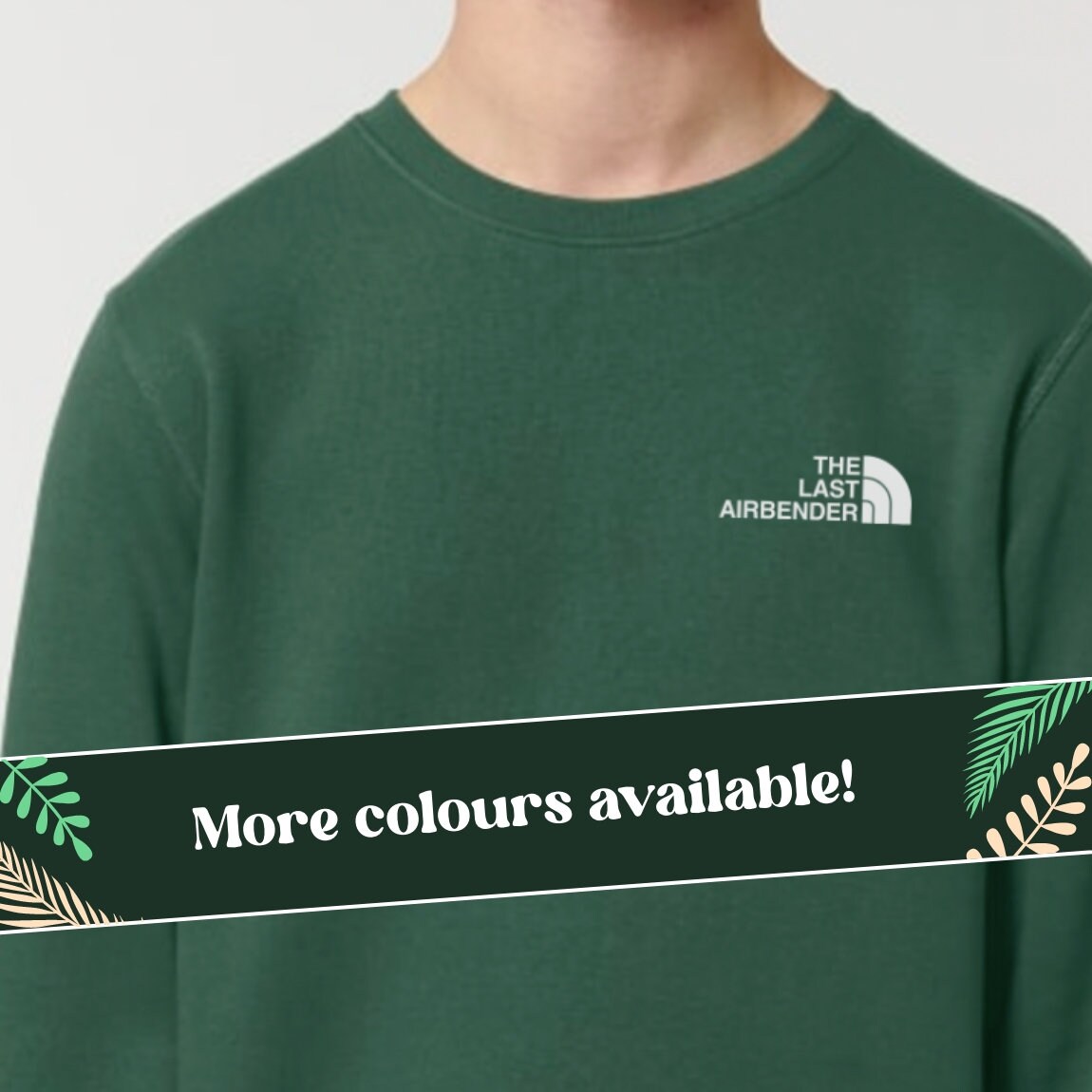 Sweater Avatar Last Airbender ATLA Fan-made Embroidered Sustainable 100 ...