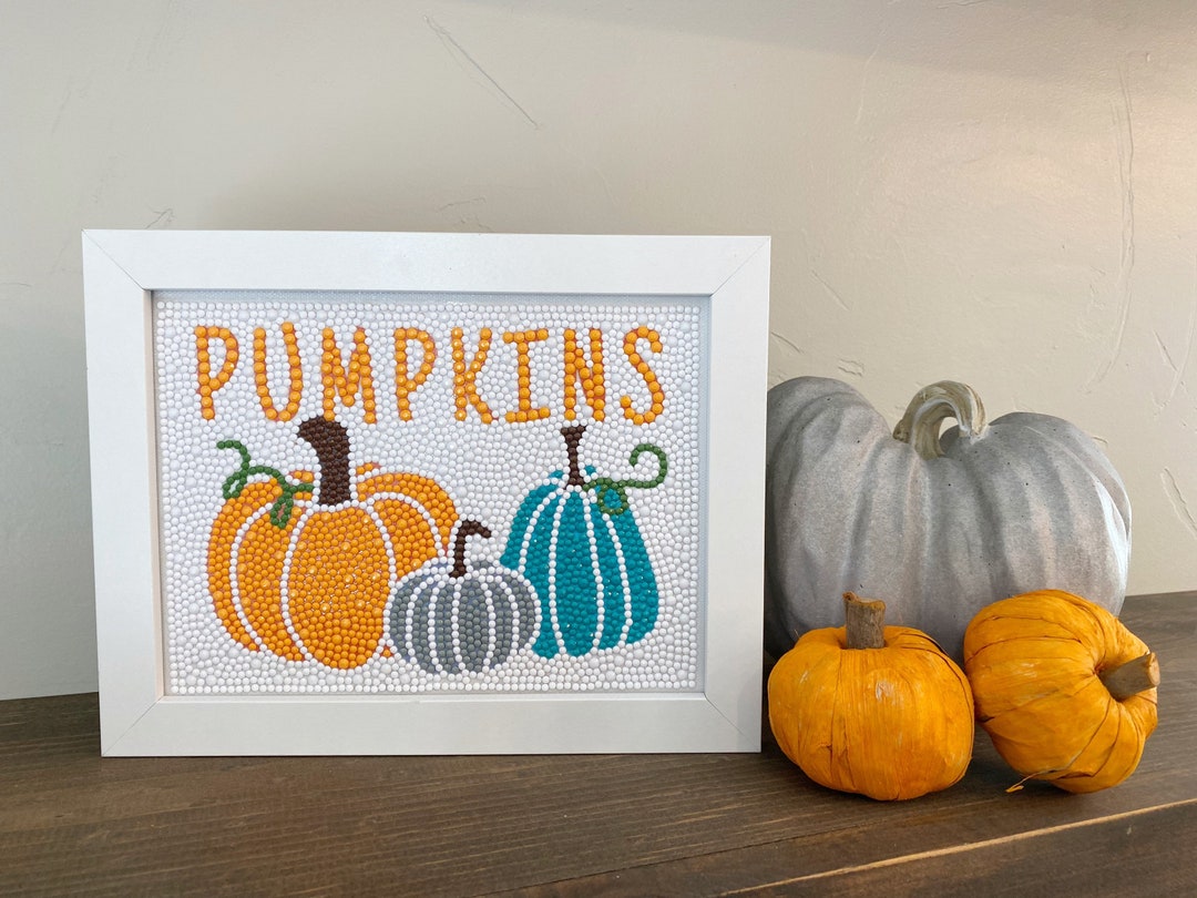 Pumpkins Diamond Art Kit - Etsy