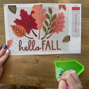 Hello Fall Diamond Art Kit - Etsy