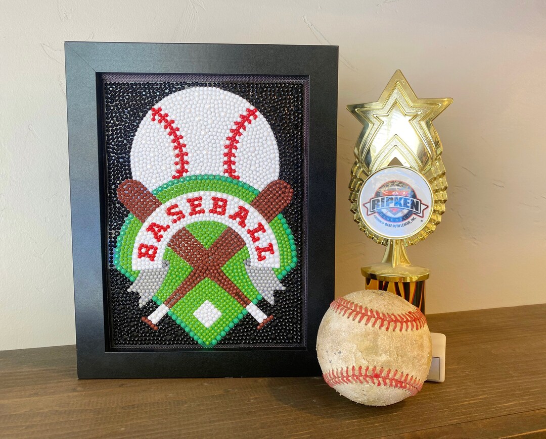 Baseball Diamond Art Kit - Etsy