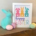 Happy Easter Diamond Art Kit | Etsy