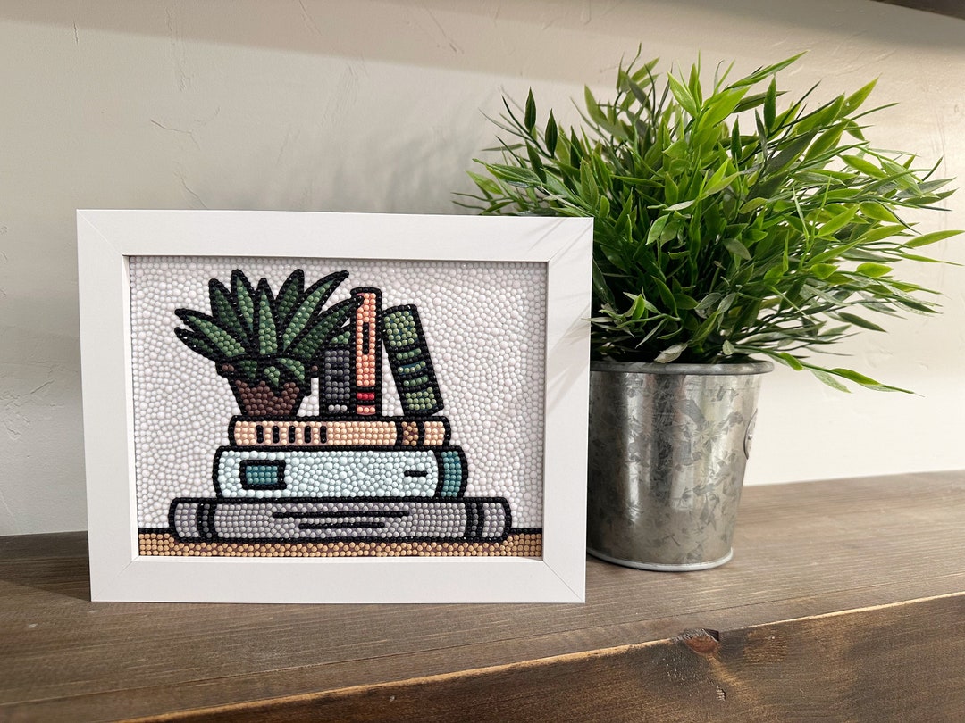 Books Diamond Art Kit - Etsy