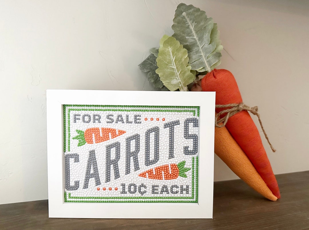 Carrots Diamond Art Kit - Etsy