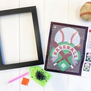 Baseball Diamond Art Kit - Etsy