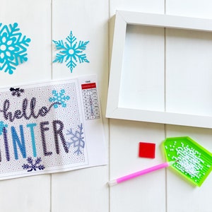 Hello Winter Diamond Art Kit - Etsy