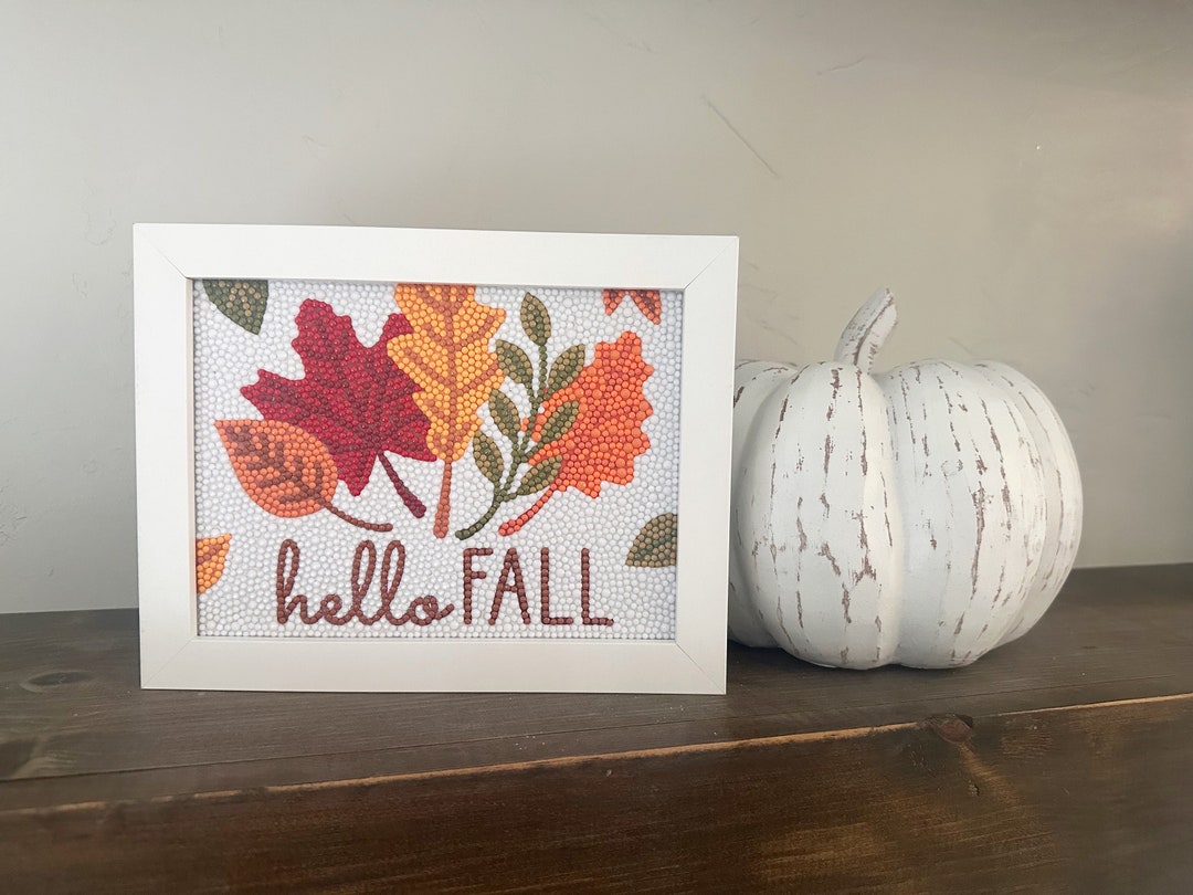 Hello Fall Diamond Art Kit - Etsy