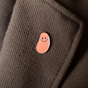 Bean Pin Badge | Enamel Pin Badge | Valentines Day Gift | My Favourite ...