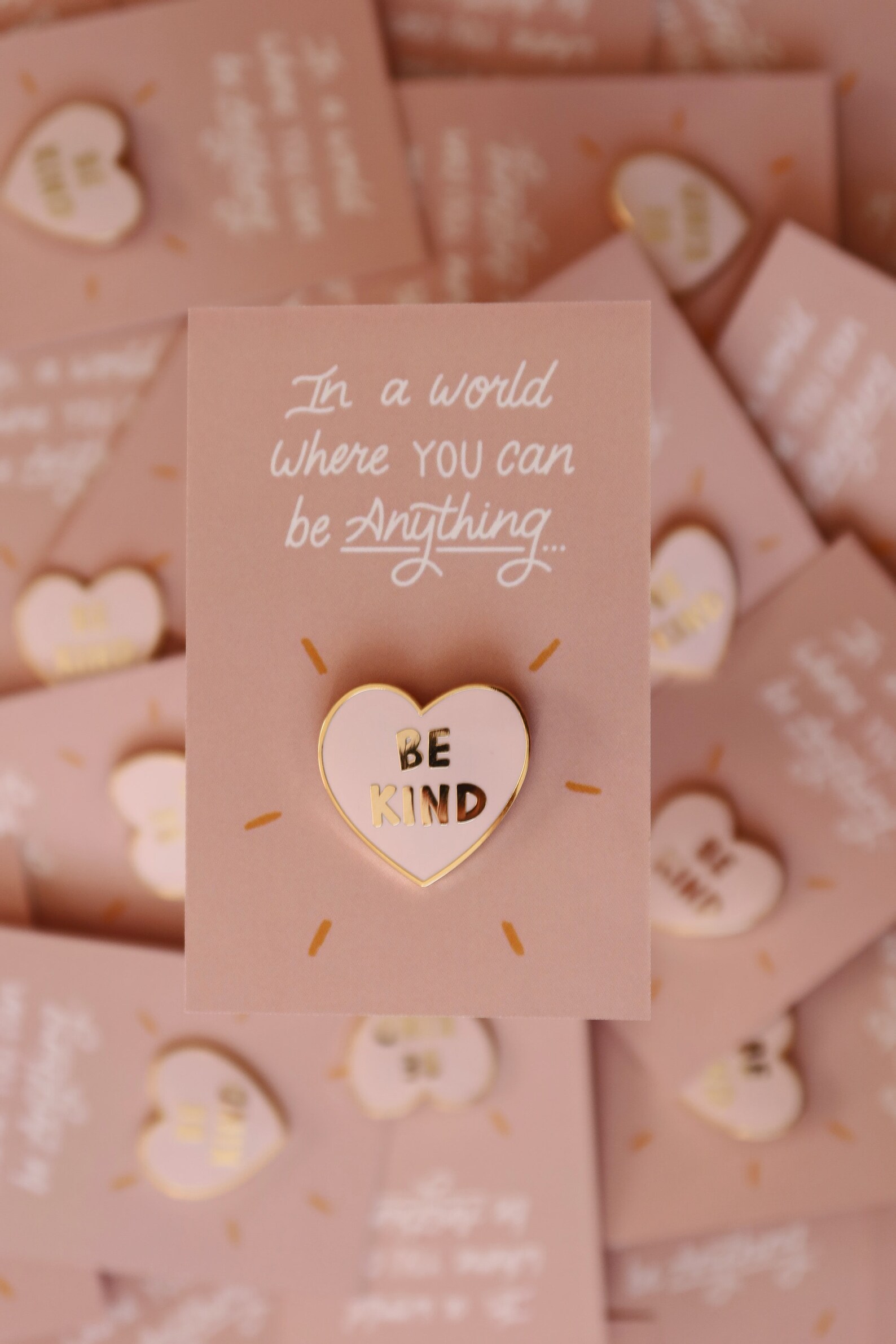 Be Kind Pin Badge Enamel Lapel Kindness Heart Pin. - Etsy UK