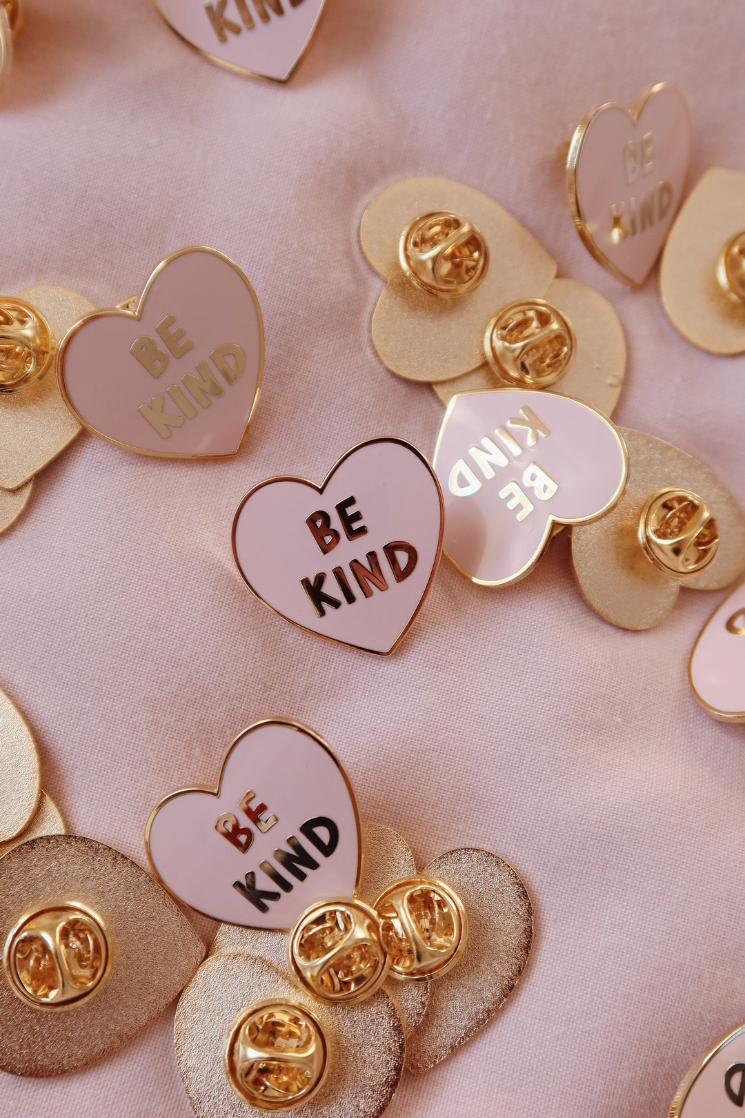 Be Kind Pin Badge | Enamel Lapel Kindness Heart Pin | Lanyard Pin Badge ...