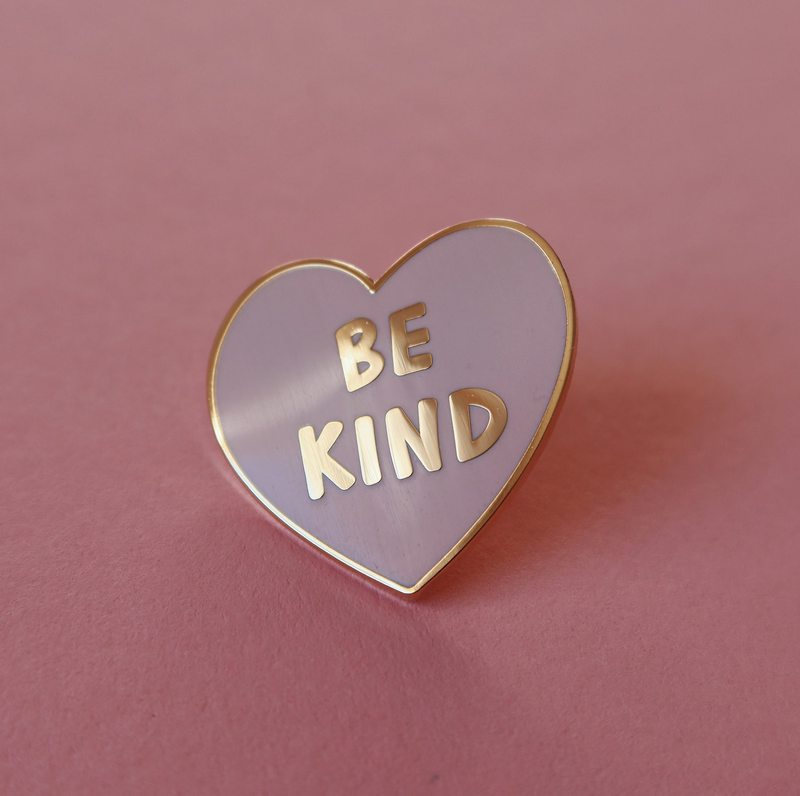 Be Kind Pin Badge Enamel Lapel Kindness Heart Pin. - Etsy UK