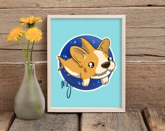 Corgi Shark - Etsy