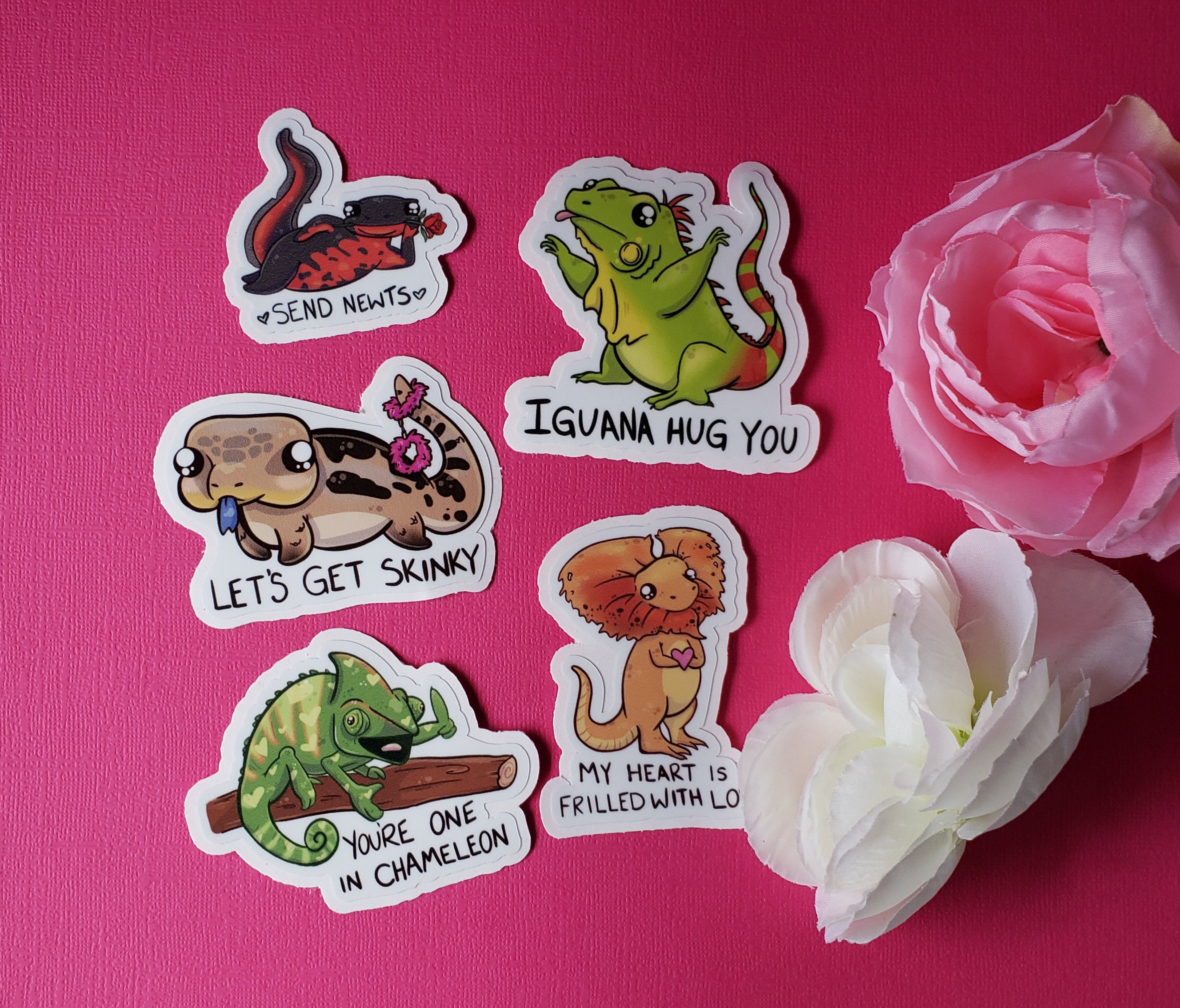 Love Lizards 5 Pack Lizard Puns Vday Stickers Megs Etsy love-lizards-5-pack-lizard-puns-vday-stickers-megs-etsy